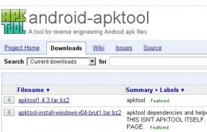 apktool(.apkファイル解凍ソフト)のインストールと使い方